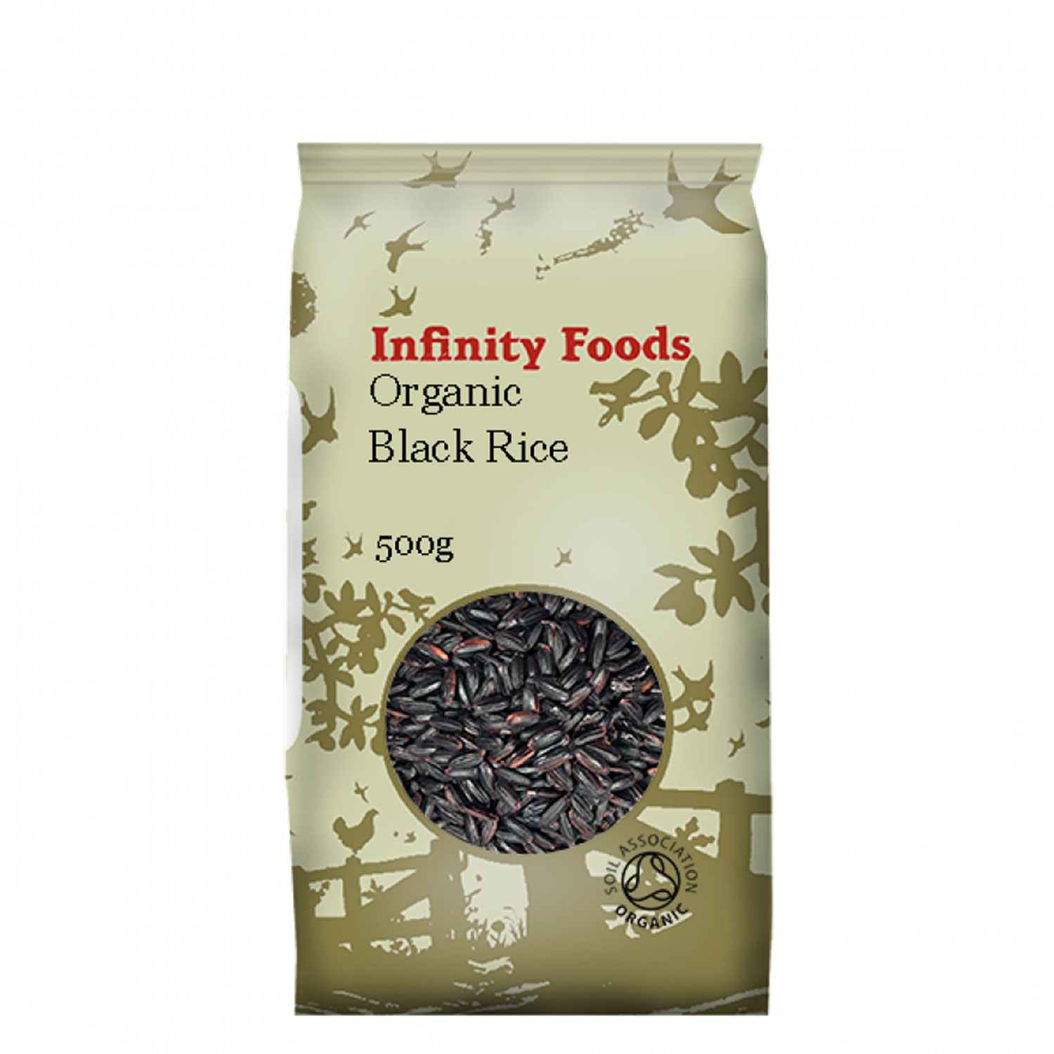 Infinity Organic Black Rice (500g) - Organic to your Door