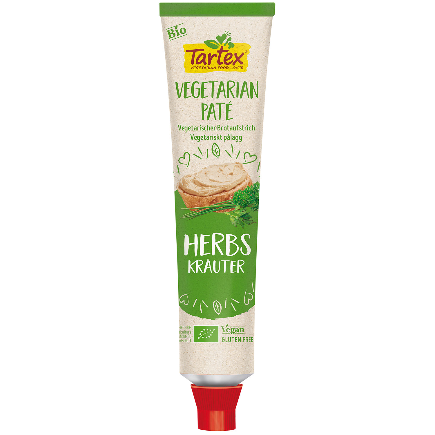 Tartex Organic Pate - Herb (200g) - Organic to your Door