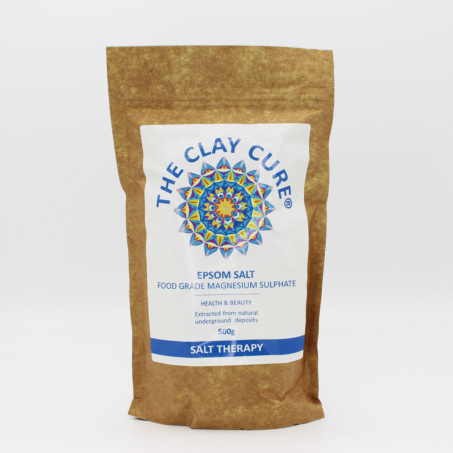 Clay Cure Epsom Salts - Food Grade (500g) - Organic to your Door