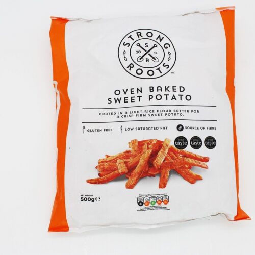 Strong Roots Oven Baked Sweet Potato Fries (500g) - Organic to your Door