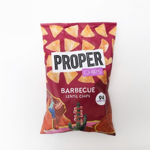 Proper Chips Barbecue Lentil Chips (85g) - Organic to your Door