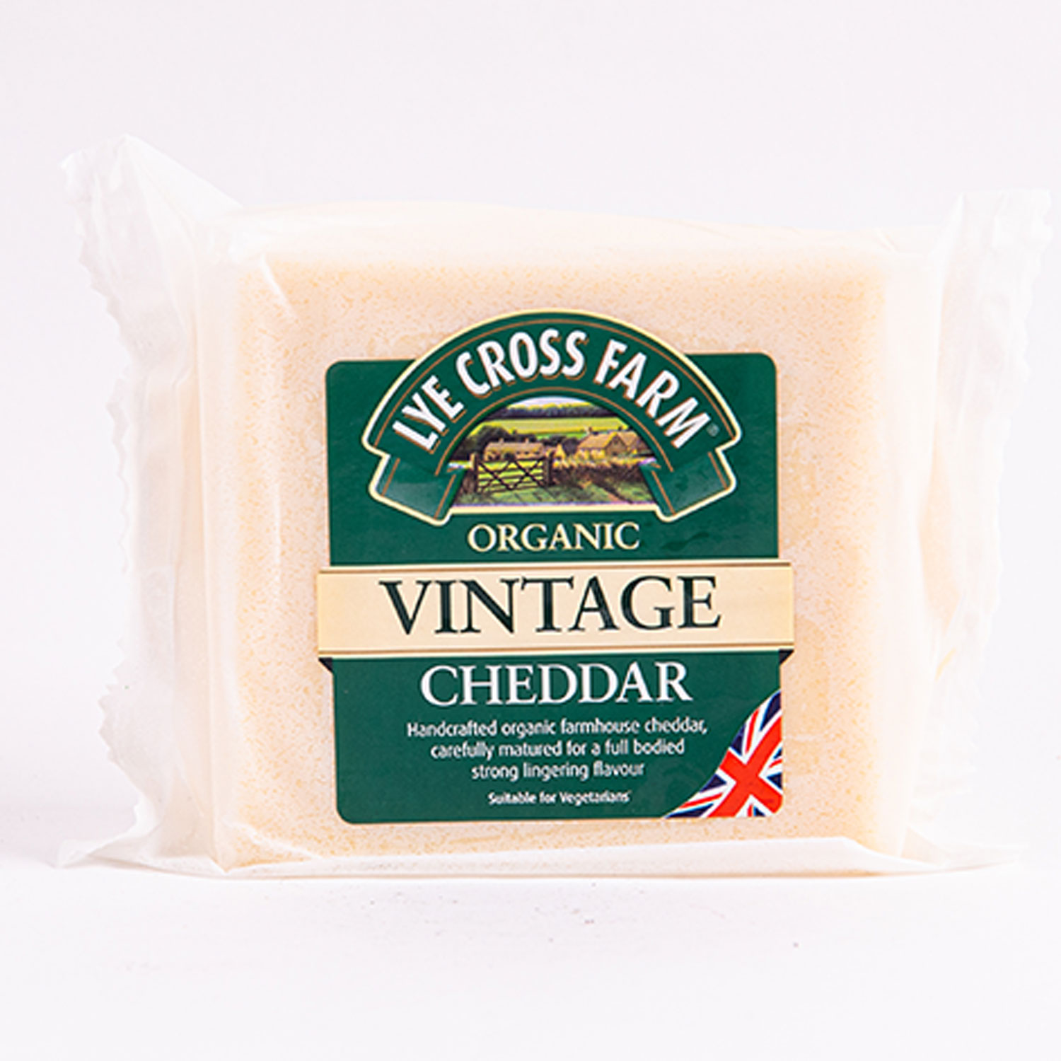 Lye Cross Farm Organic Vintage Cheddar (245g) - Organic to your Door