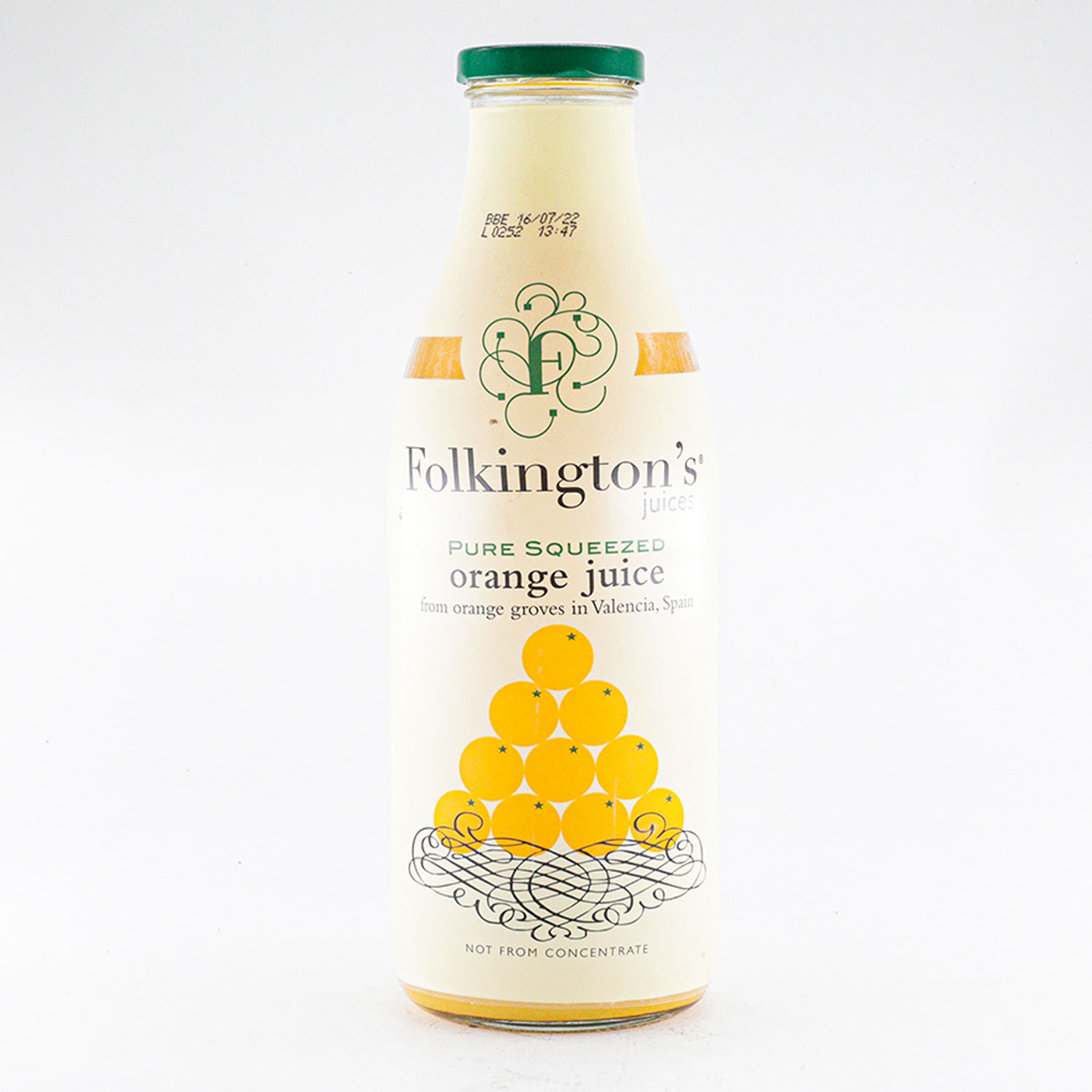 Folkingtons Orange Juice (1L) - Organic to your Door